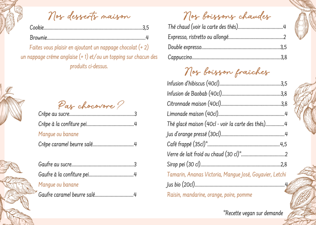 Notre Concept - Chocola Té